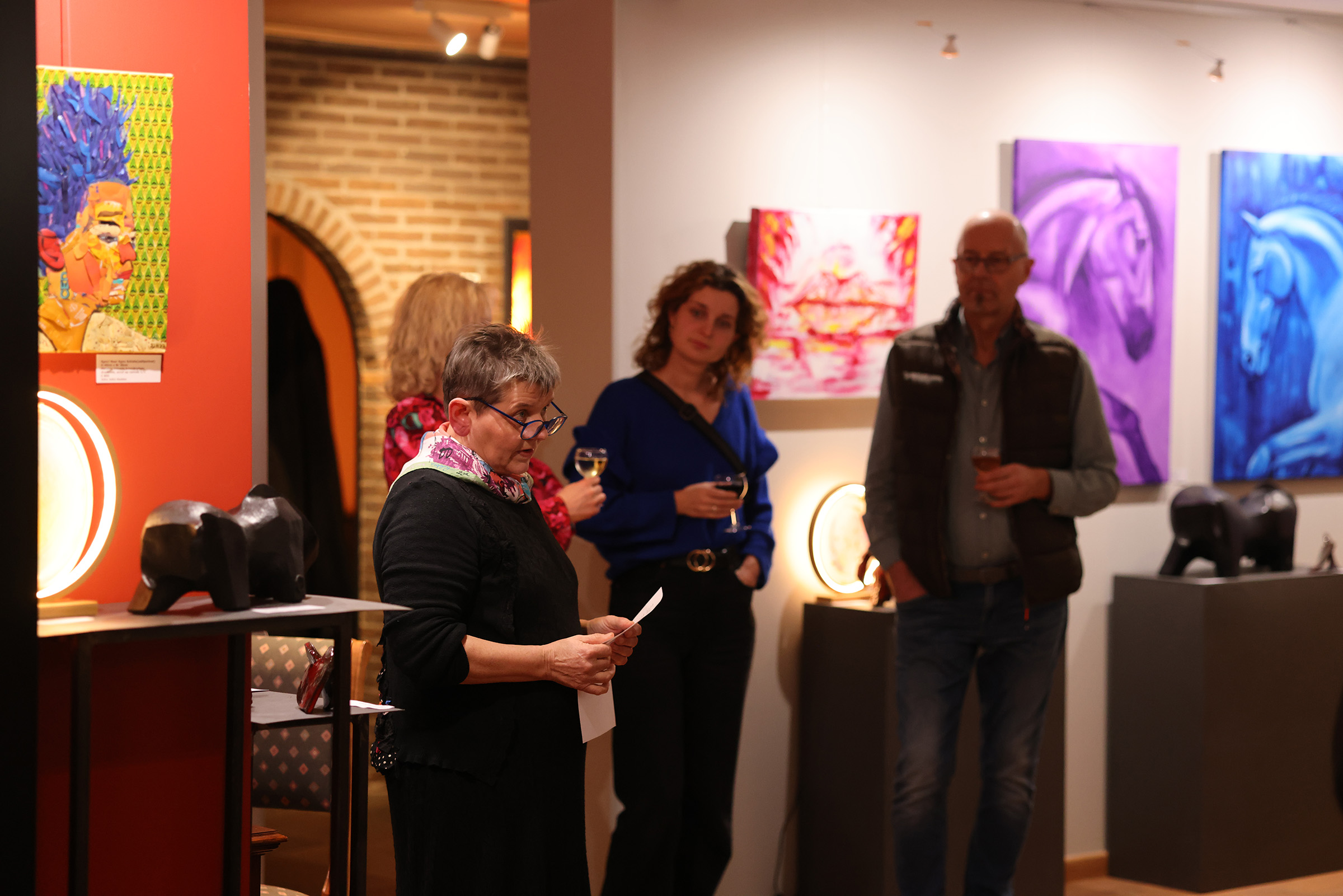 Vernissage de la galerie Anita Fleerackers Mars 2024